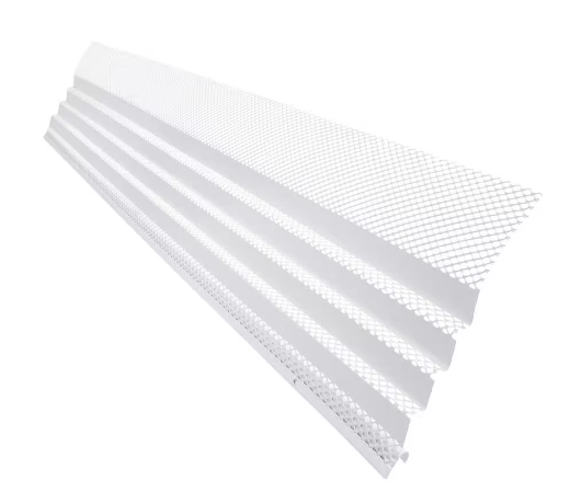 Clean Mesh White Aluminum Gutter Guard 25-Per Carton – Bulk Pack of 25 ...